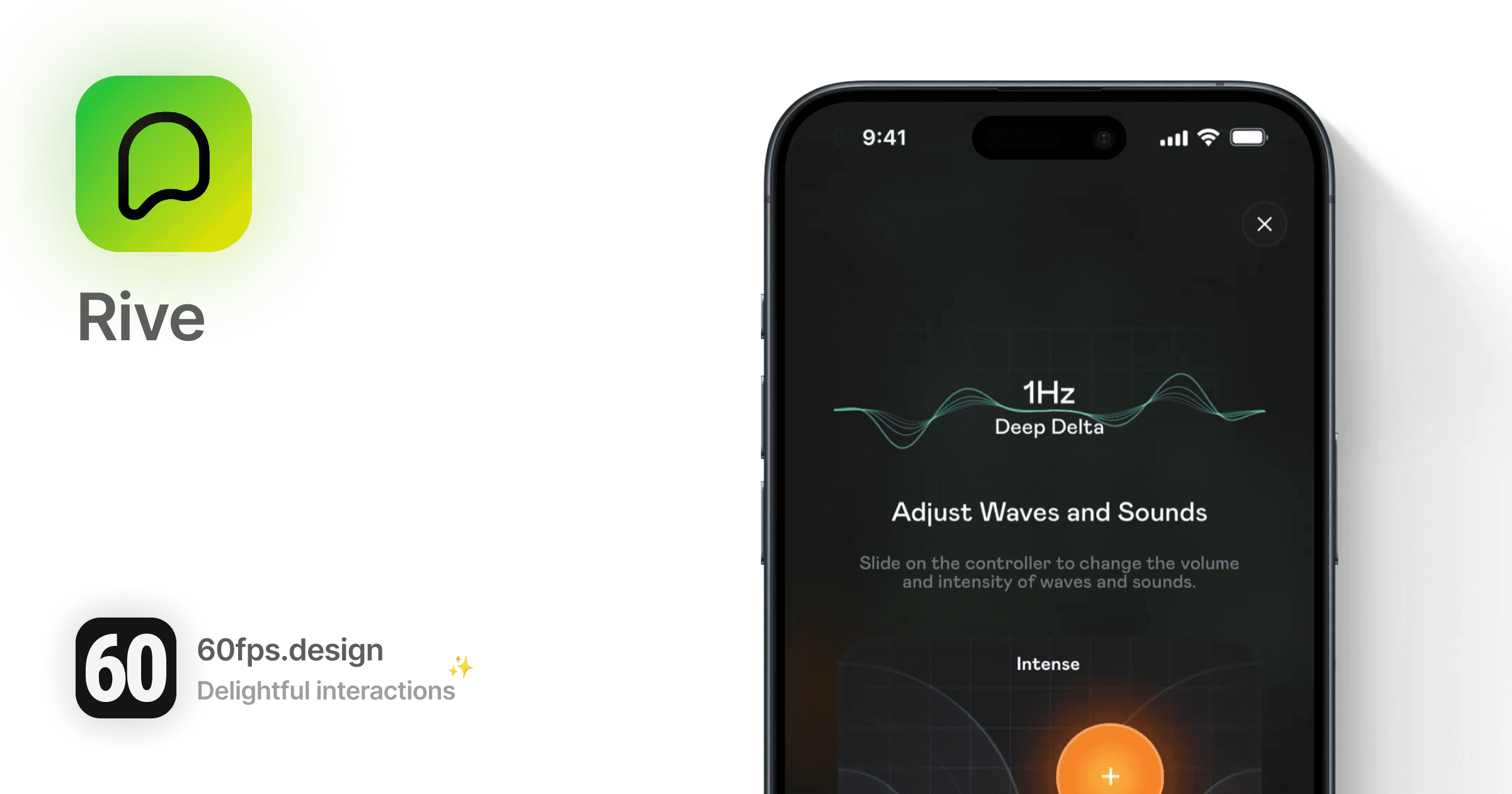 Rive iOS App UI/UX animation