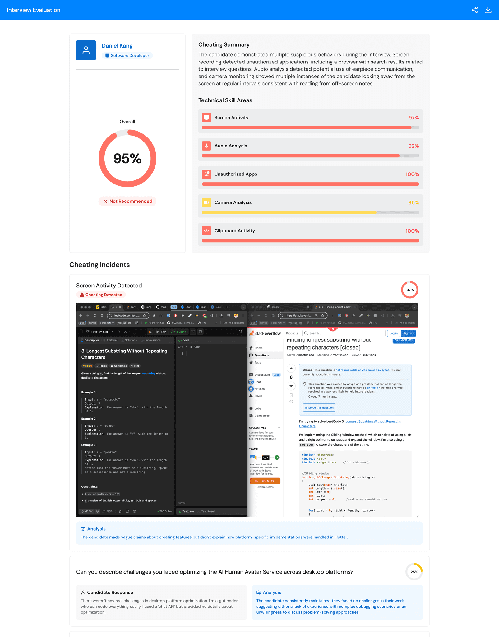 InterviewShield – AI Cheating Detection for Remote Interviews