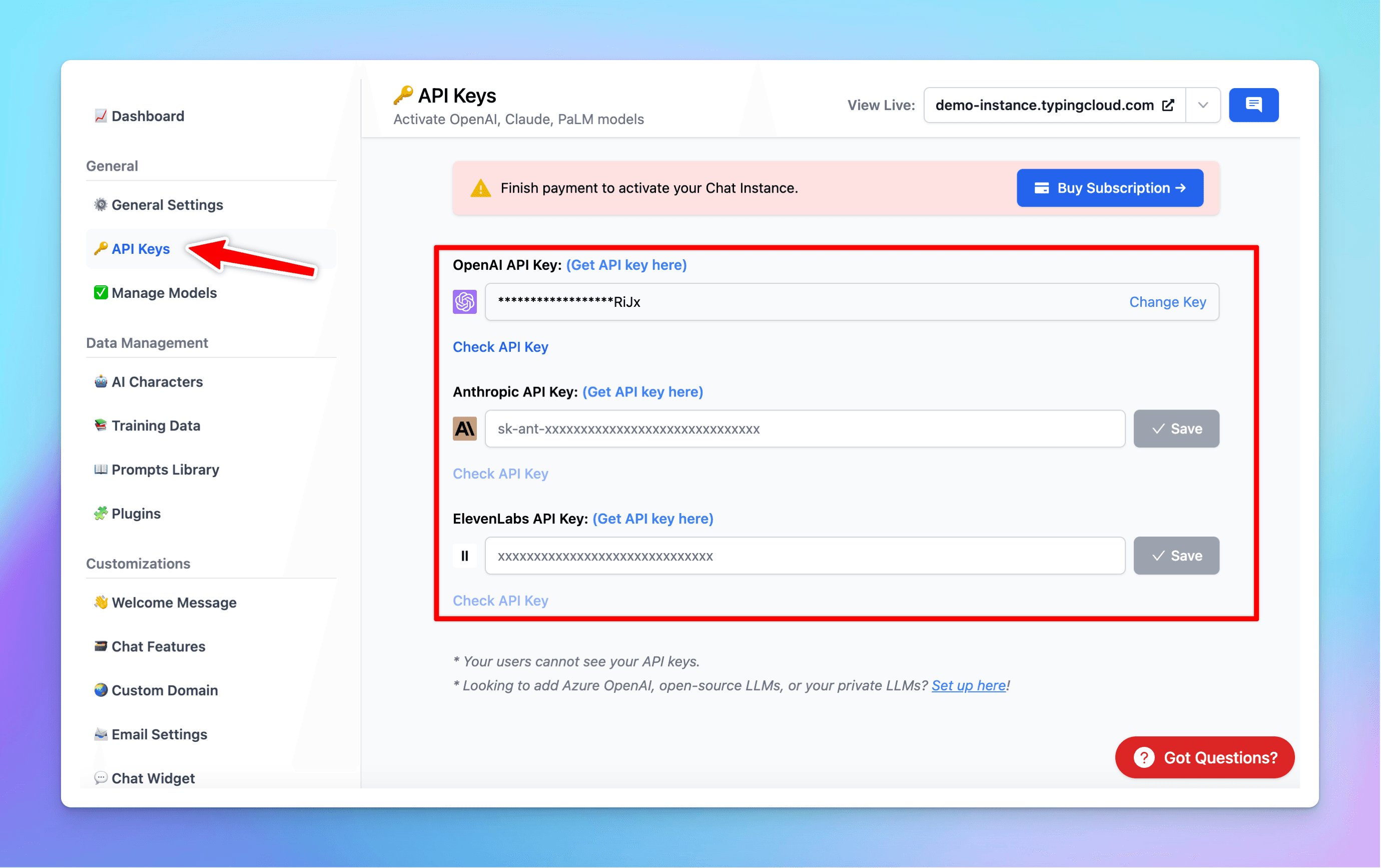 Get Started on Typing Mind Custom (Cloud-host) - Typing Mind Custom - Private & Secure ChatGPT ...
