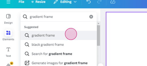 How to fade the edges of a photo in Canva