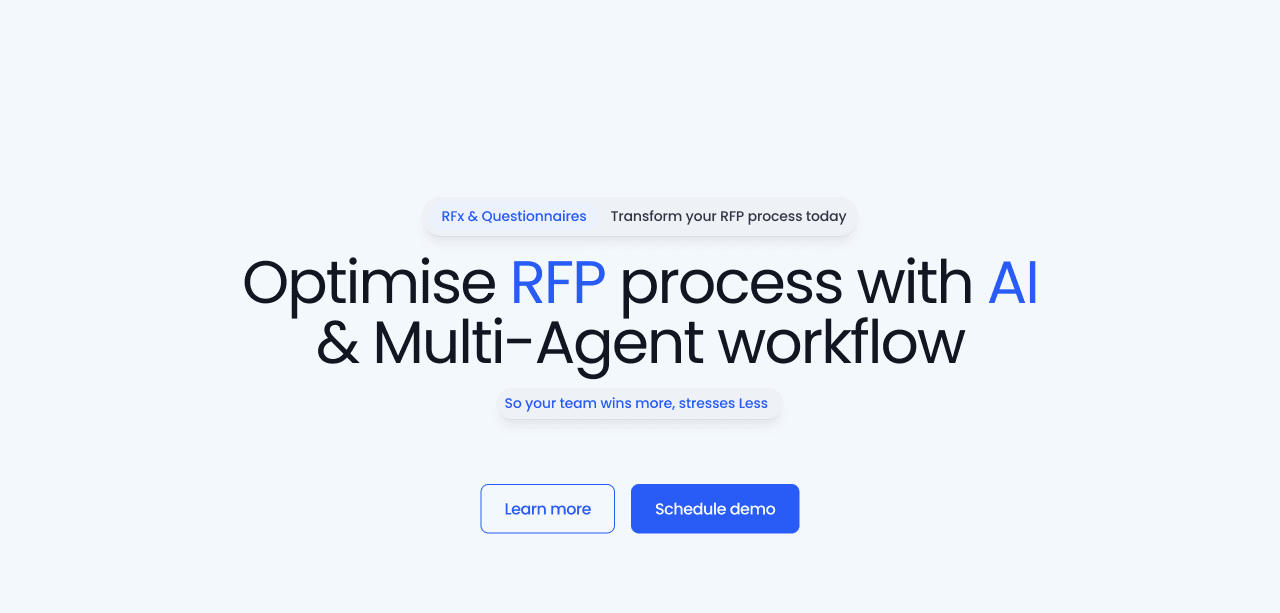 Thalamus AI | Best AI RFP Software for Enterprises