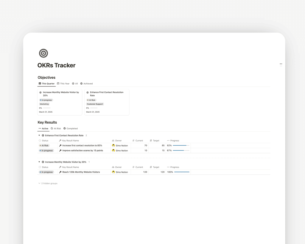 Simo - Notion Setups for your Business