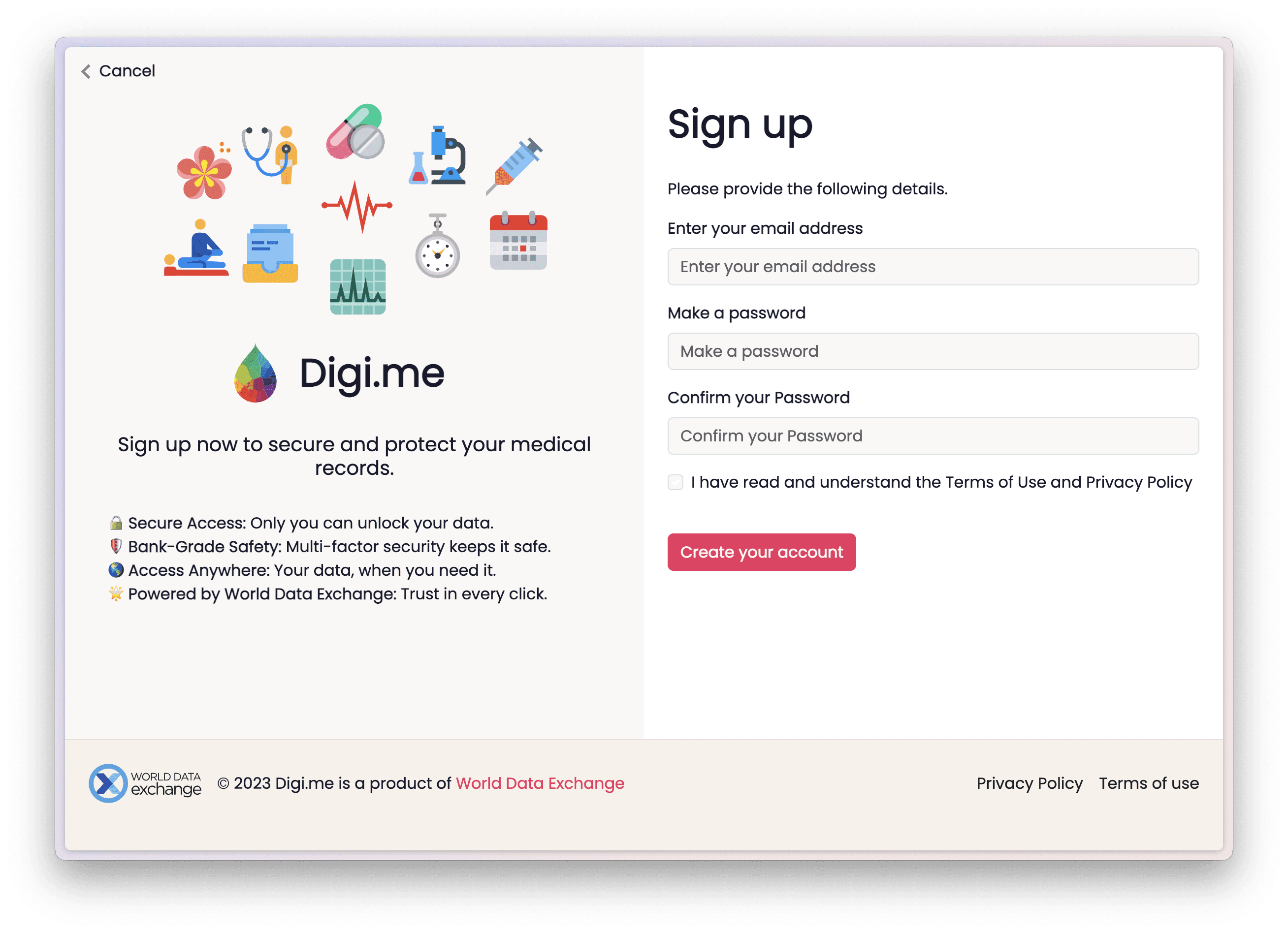 Digi.me - Medical Records Viewer