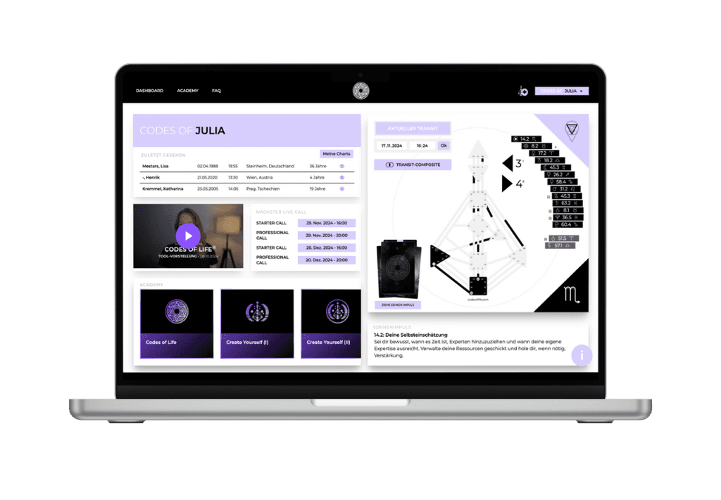 Entdecke alle Codes of Life® - Features