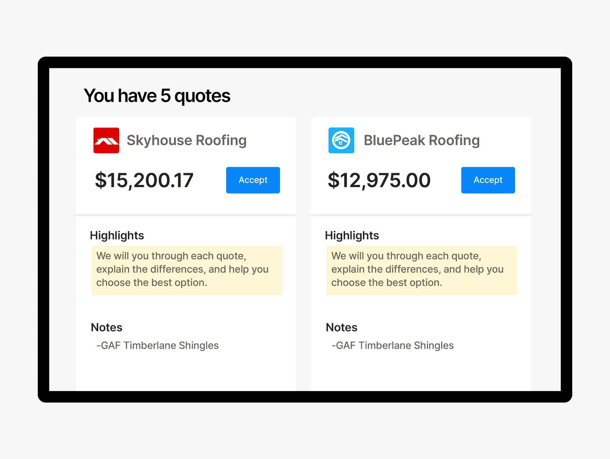Roof Quotes: Get 5 Competing Quotes in 24 Hours | roofquotes.com