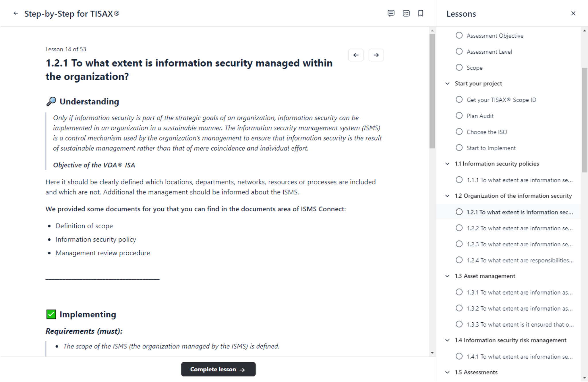 Guides – ISMS Documentation Toolkit for ISO 27001 & VDA® ISA (TISAX®)