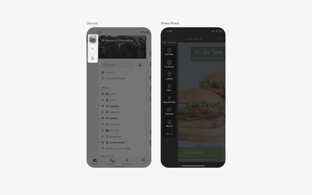 Sidebar UI Design: Best practices, Design variants & Examples | Mobbin ...