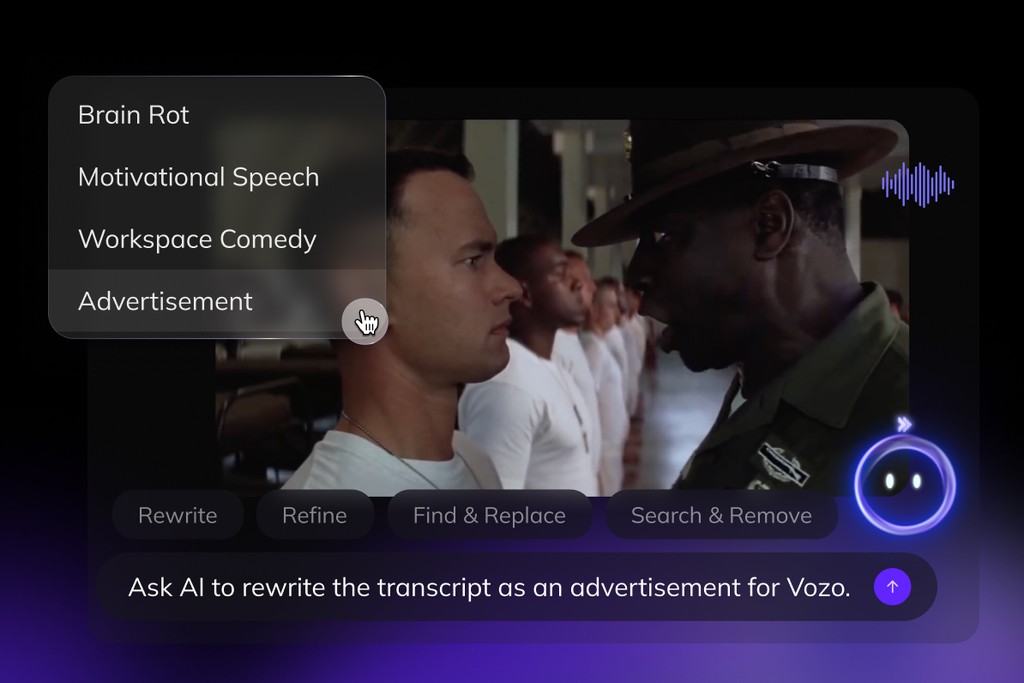 Video Rewrite | Rewrite and Dub - Modify Video Story With Prompts