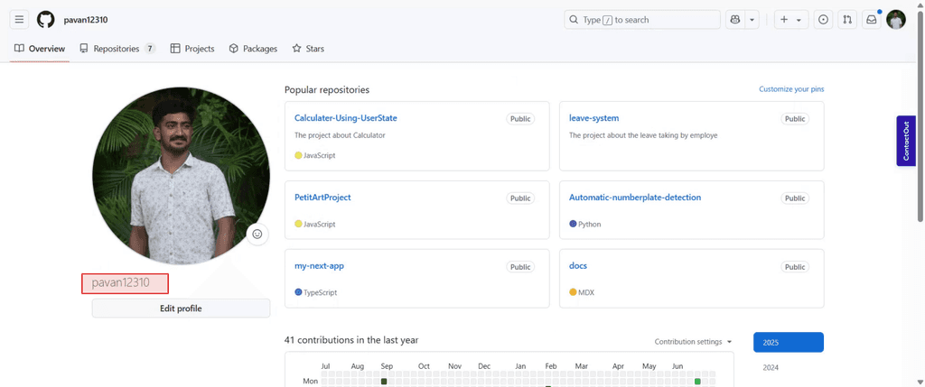How to Find GitHub Username - 1 minute video guide
