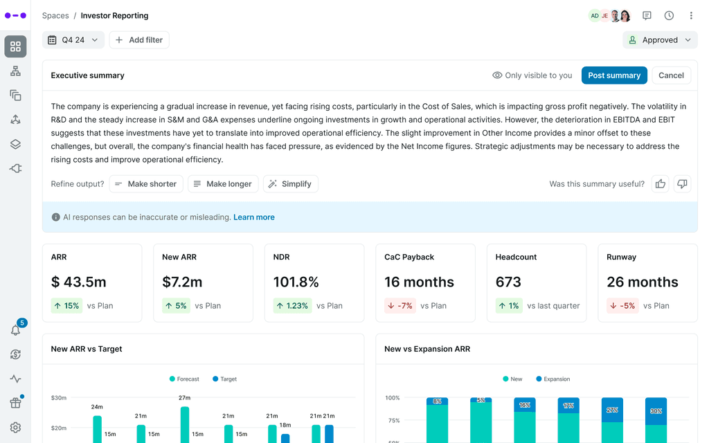 FP&A Software to Drive Business Growth | Abacum
