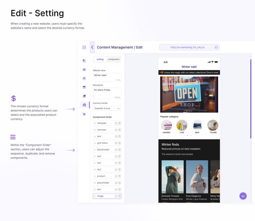 Component Content Management System