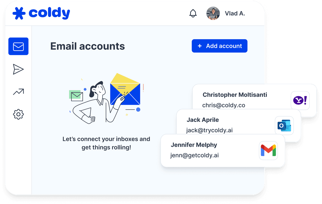 Coldy - Cold email platform