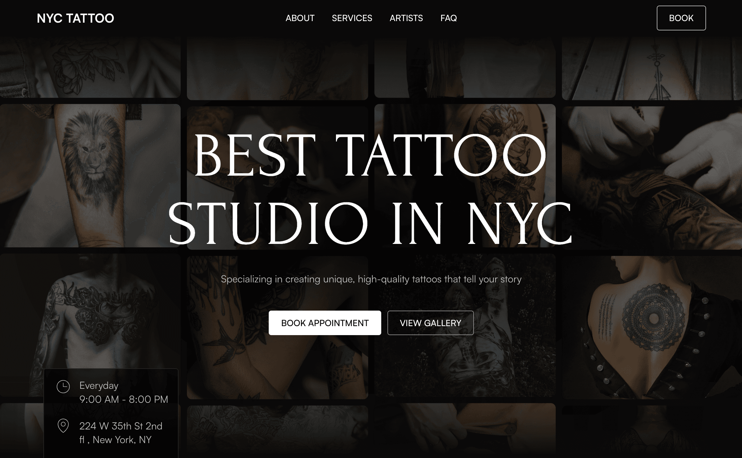 Best Tattoo Studio in Phoenix | Top Rated Black & Grey Realism Tattoos