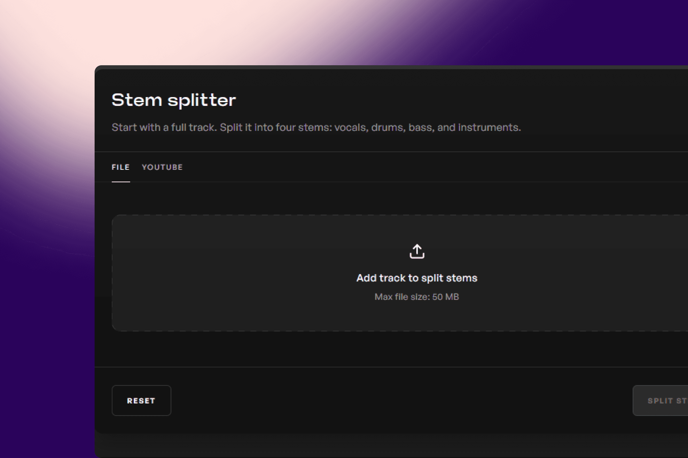 Introducing: Stem Splitter on Kits - Kits.AI