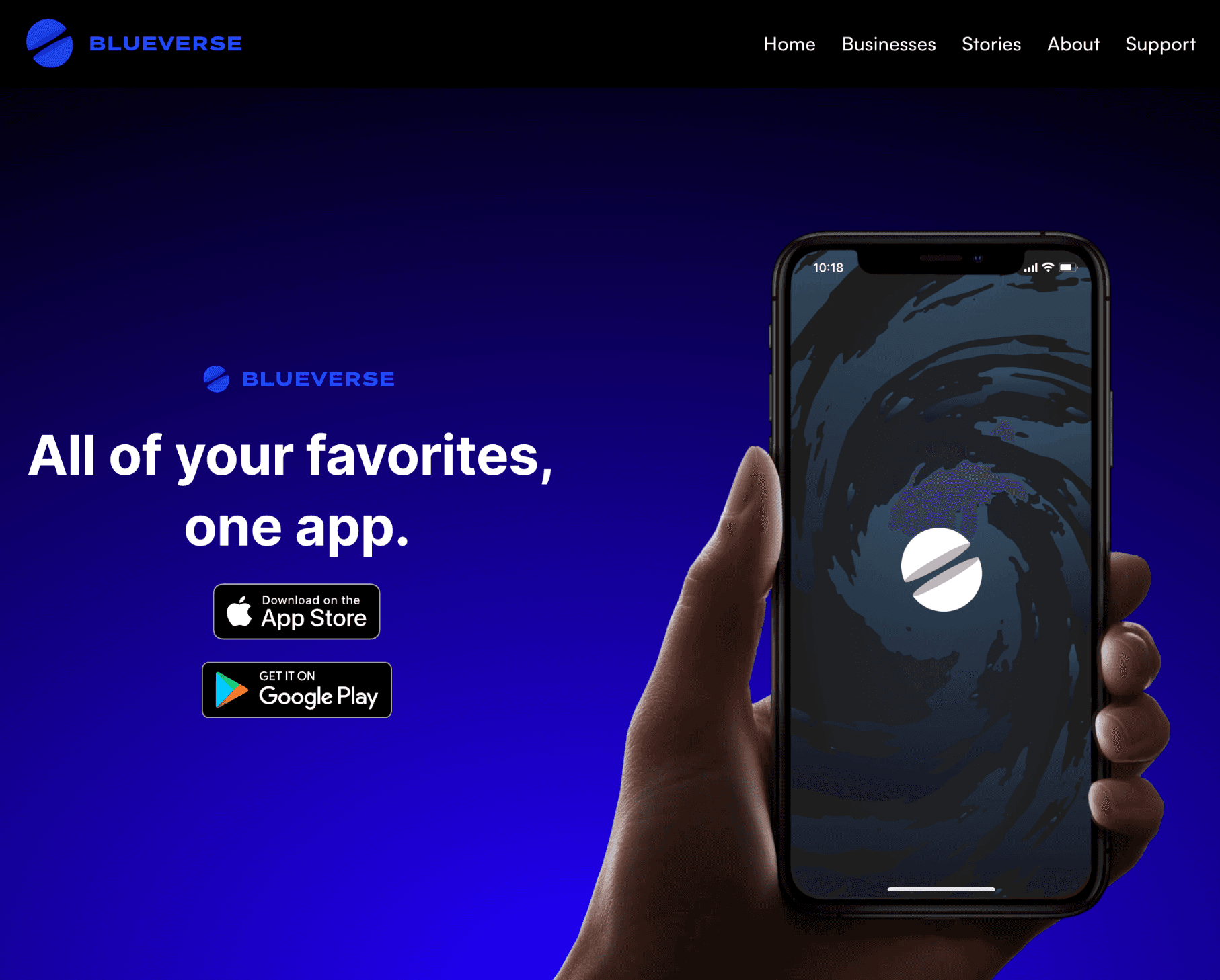 BlueVerse App | All of your favorites, one app.