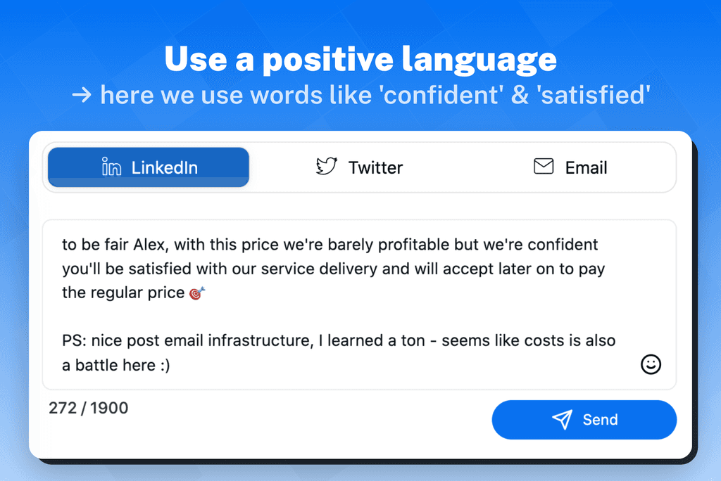 How to Say This Is the Best Price We Can Offer?