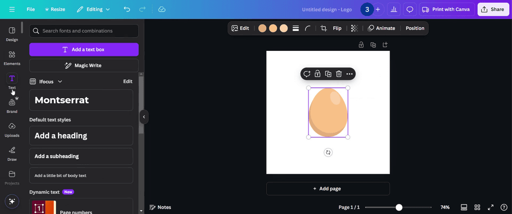 How to Wrap Text in Canva – Easy Text Formatting - 1 minute video guide