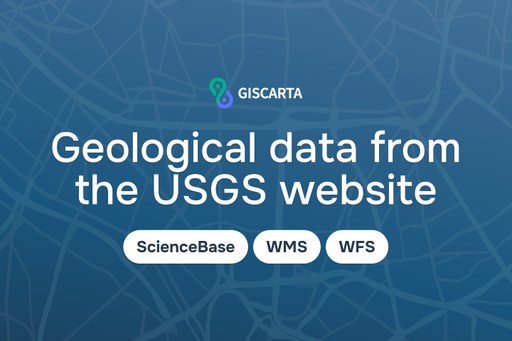Geological data from the USGS website