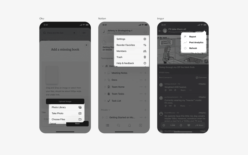Toolbar UI Design: Best practices, Design variants & Examples | Mobbin ...