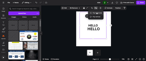 Comment retourner du texte dans Canva – Guide sur le retournement ...