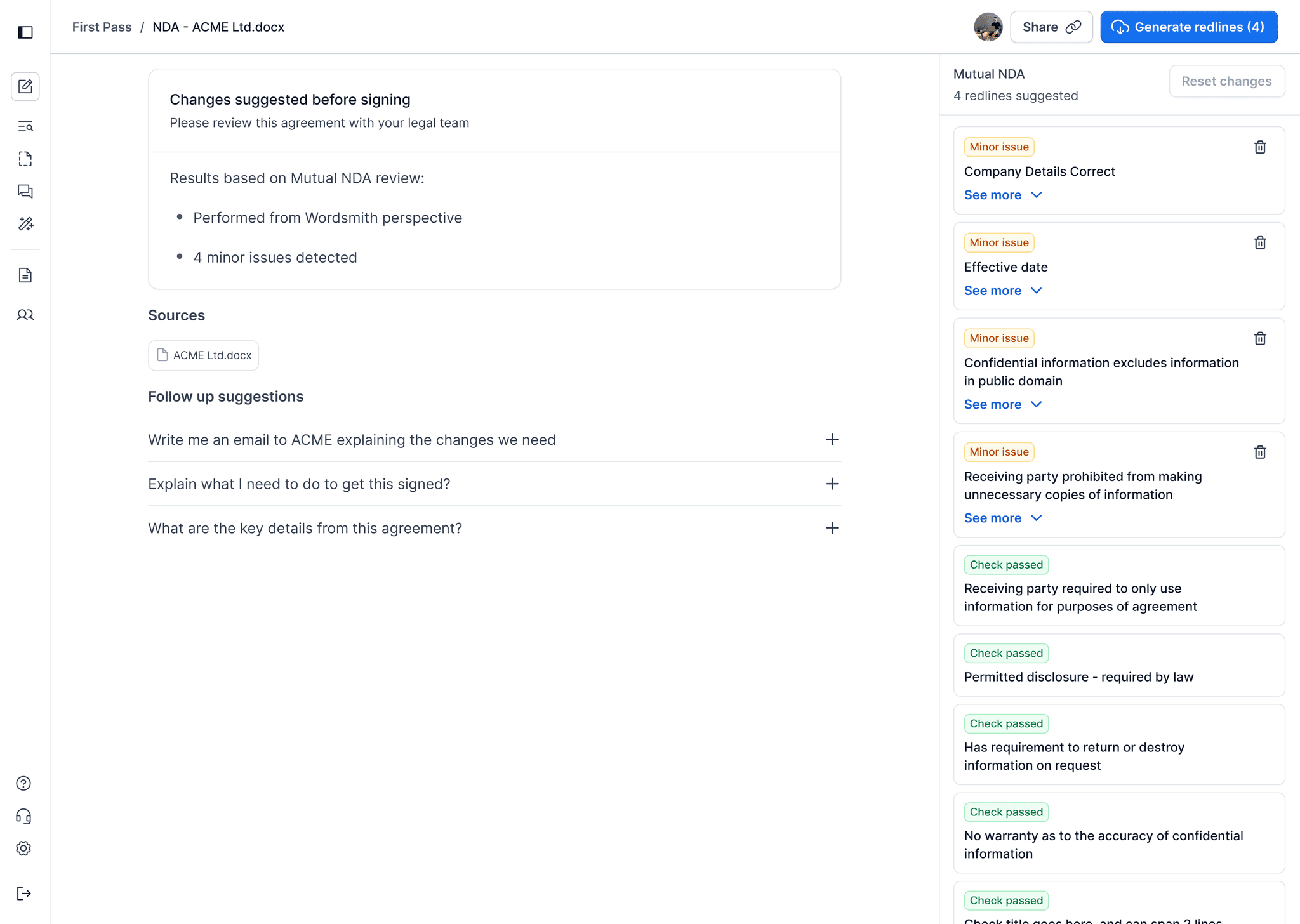 Wordsmith Legal AI | AI Tools for Lawyers & Legal Teams