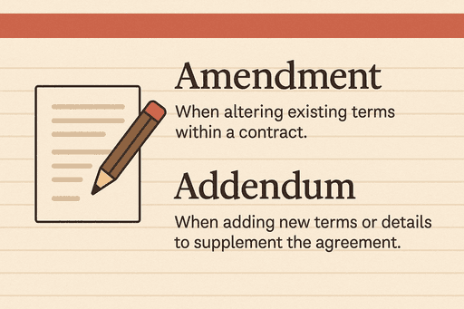 Addendum vs. Amendment: What's the Difference? | ROGER Blog