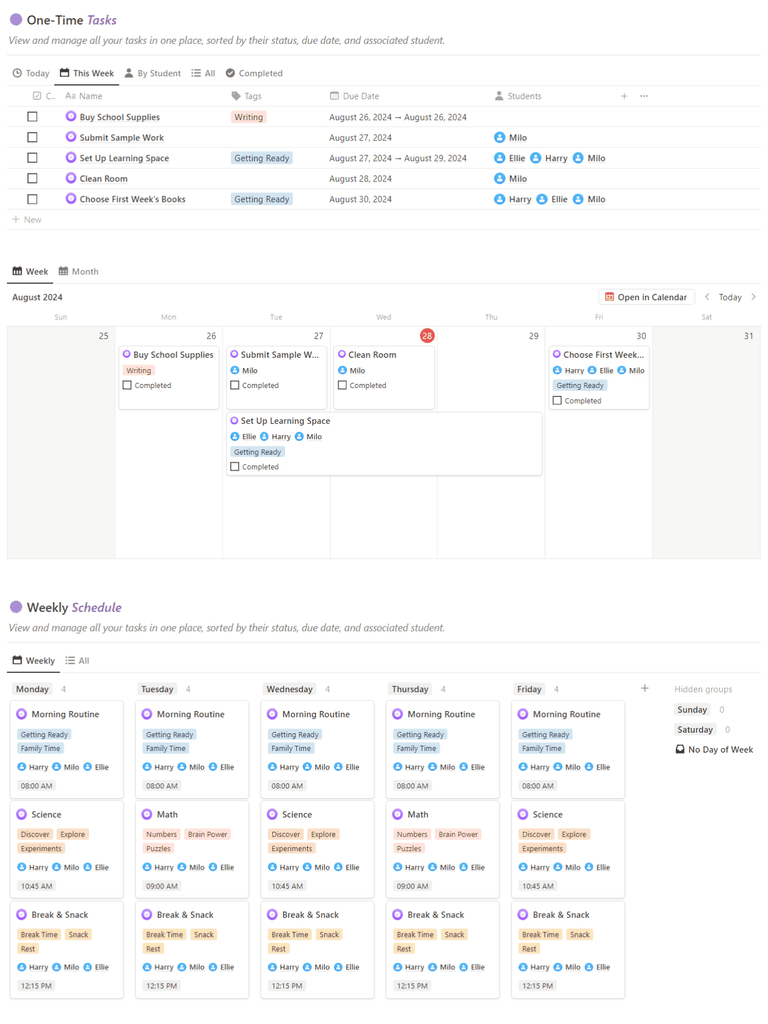 The Ultimate Homeschool Planner: Your All-in-One Solution for Organized ...