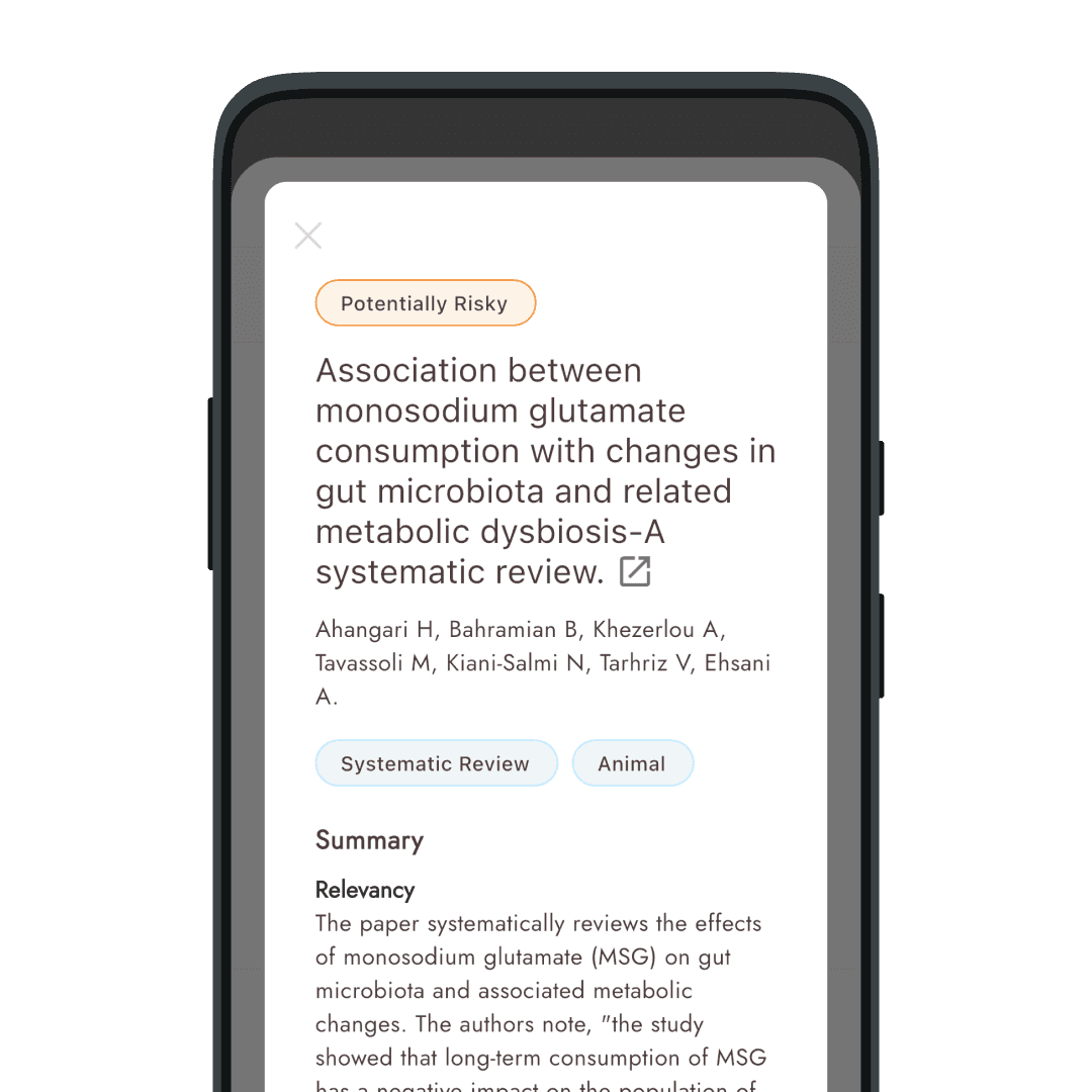 pom - Ingredient Checker App