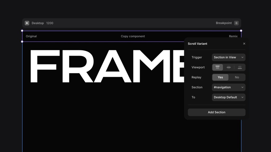 Animated Navigation Bar in Framer — Framer Resource