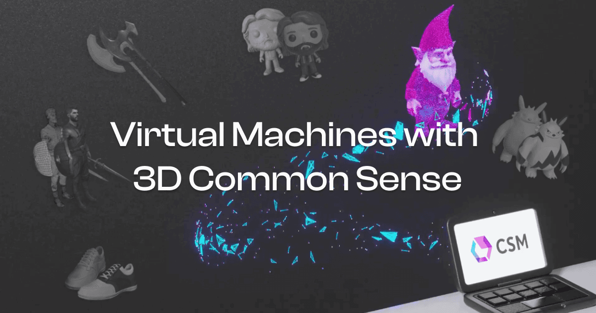 Make your first 3D asset - CSM — 3D AI with Common Sense