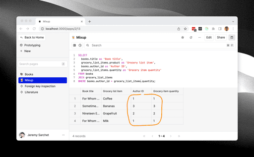 Database table joins with and without foreign-key constraints | Basedash Blog