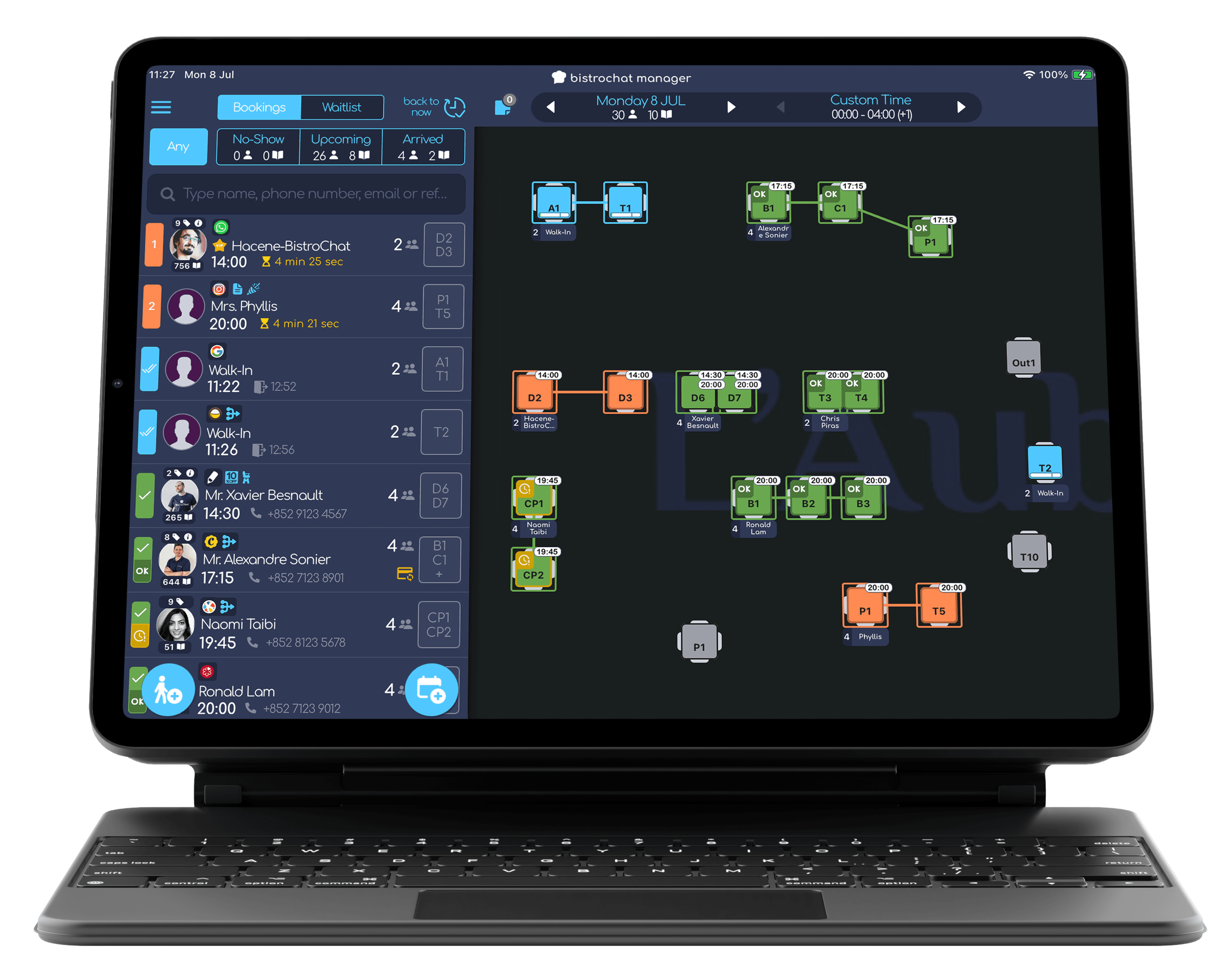 Powerful & Affordable Restaurant Reservation System - Bistrochat