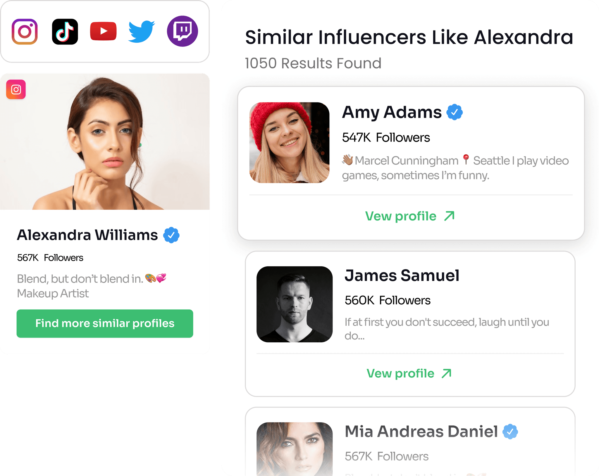 Free Influencer Search Tool