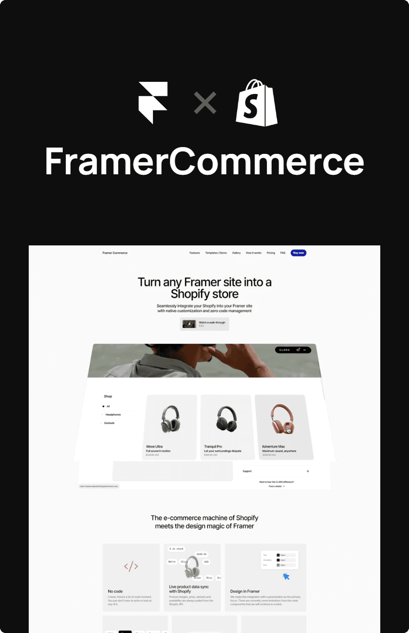 FramerThings — A library of Templates & Components for Framer