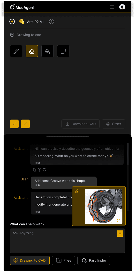 MecAgent - AI CAD Sofware Copilot