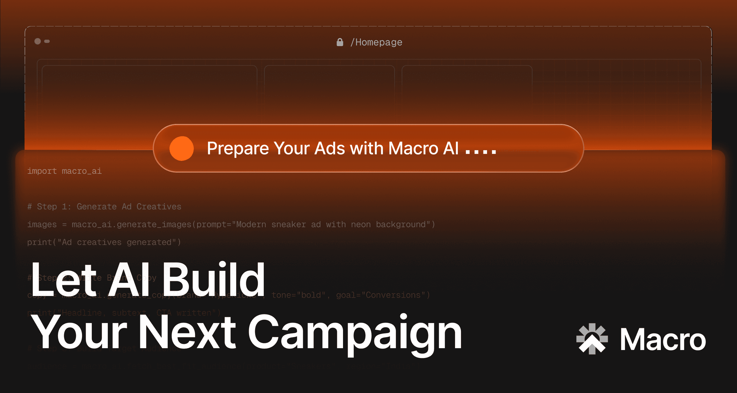 Macro – AI-Powered Ad Automation for Modern Brands