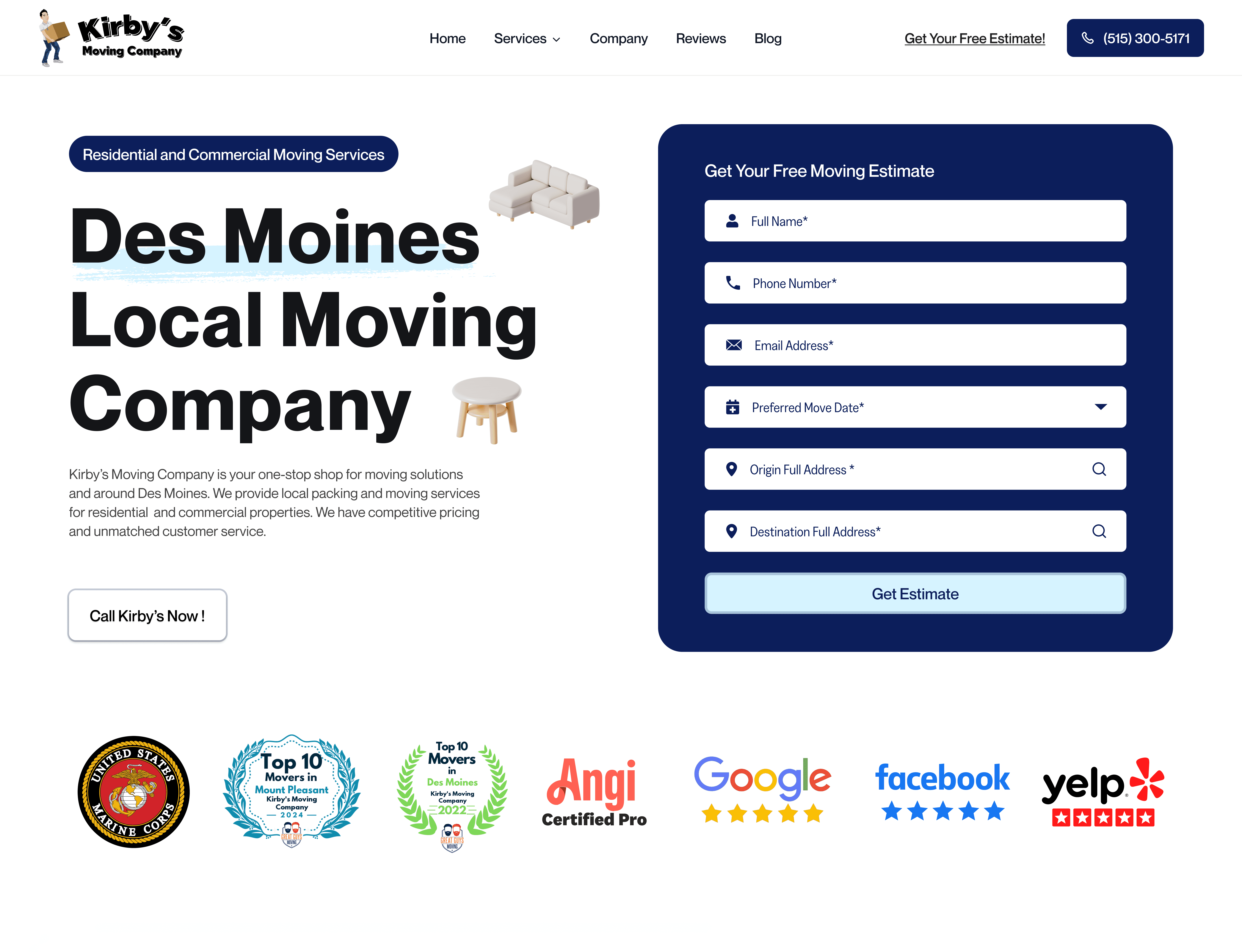 Full-Service Movers in Ankeny, IA - Kirby's Moving Co.