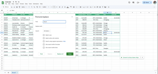 How to Search in Google Sheets - 1 minute video guide