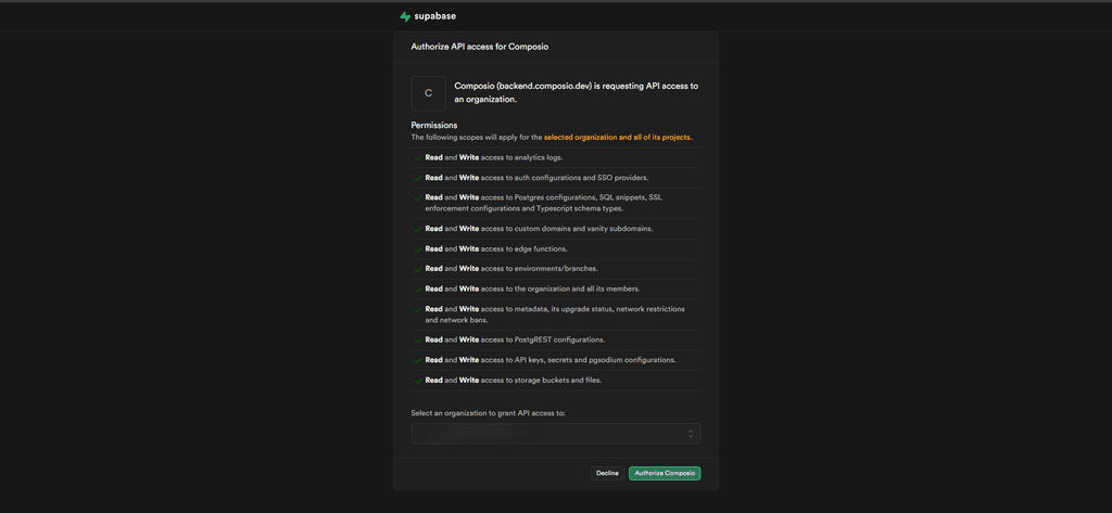 How to use Supabase MCP with Claude Code - Composio