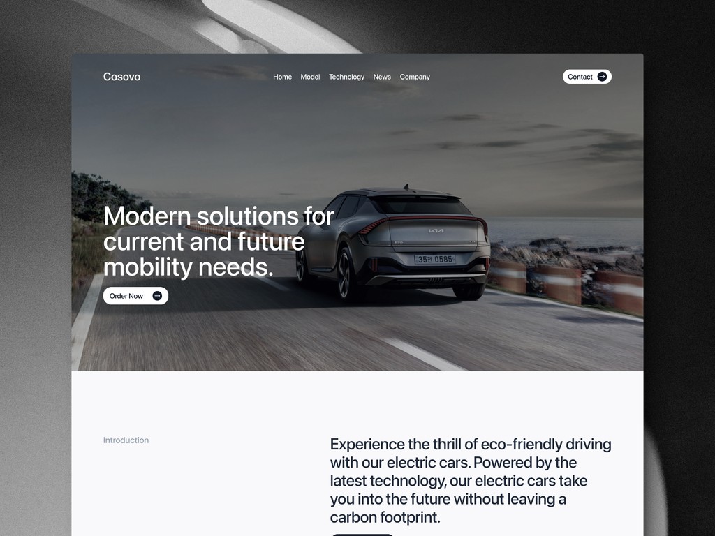 Projects - Cosovo - Electric Cars Website