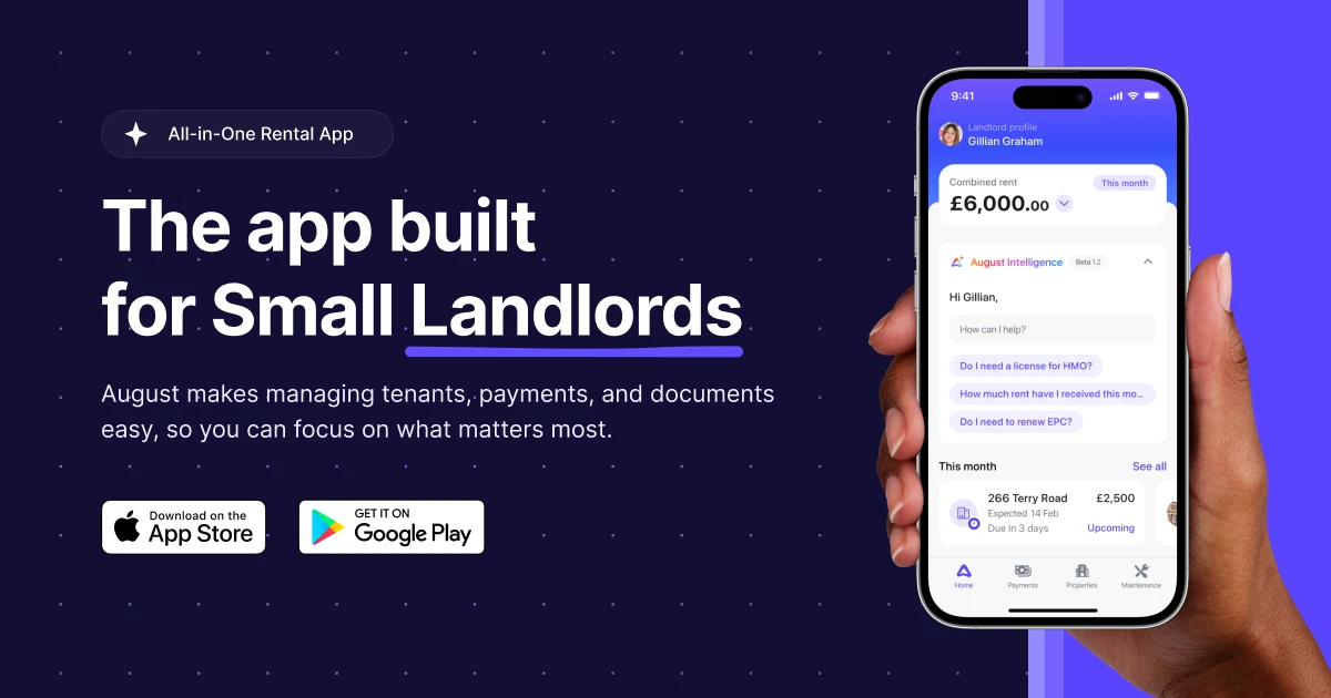 August - The all-in-one rental app for small landlords