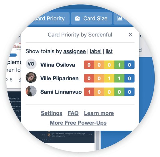 Card Priority - Free Trello Power-Up by Screenful