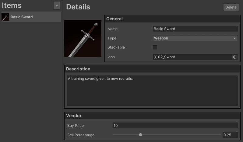 Create an item management editor window with UI Toolkit - What Up Games