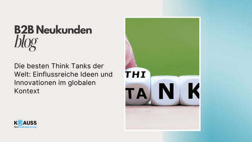 Die besten Think Tanks der Welt: Einflussreiche Ideen und Innovationen ...