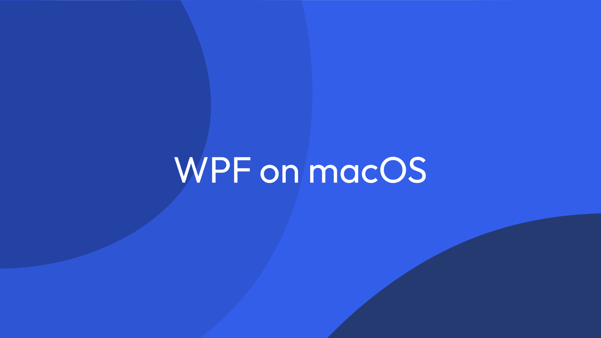 WPF on Mac - Avalonia UI