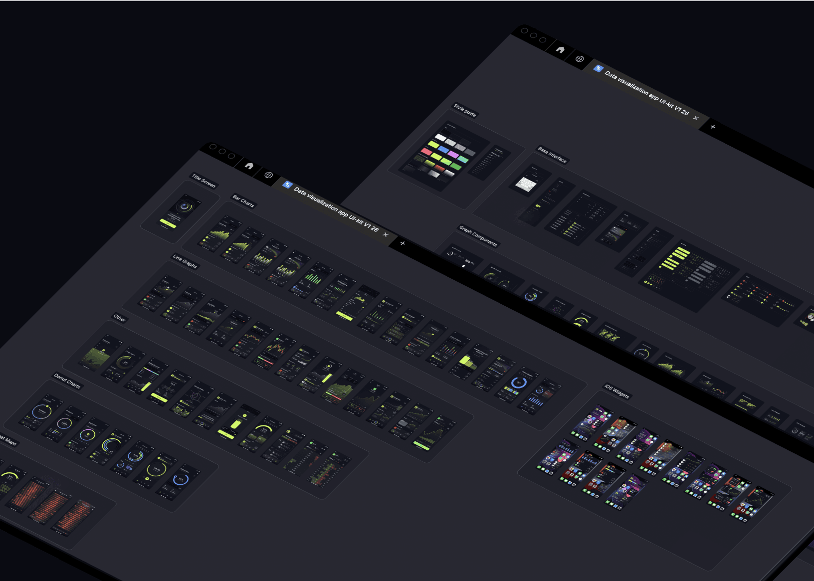 Data Visualization App UI Kit case | Kirill Lipovoi