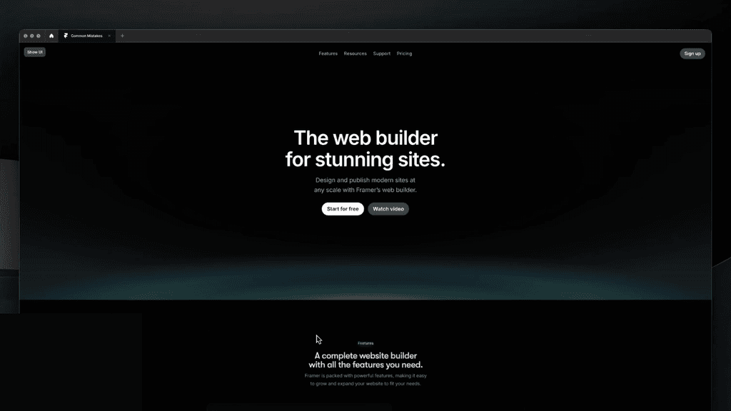 6 Mistakes to Avoid When Using Framer — Framer University Blog