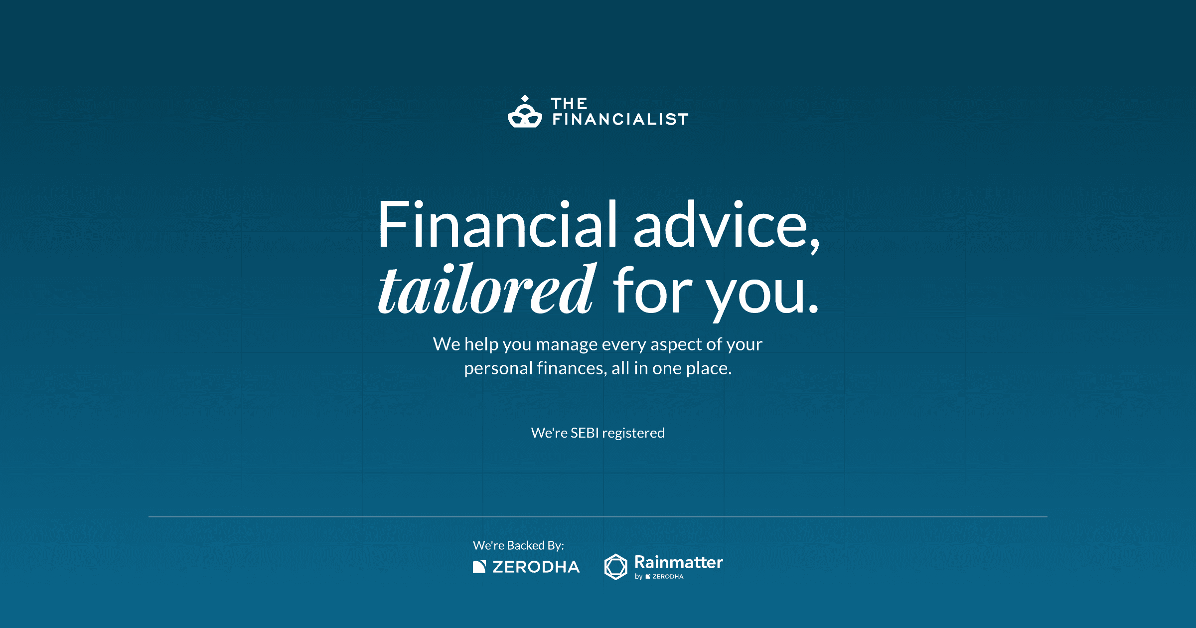 Personalized Investment Advice and Planning | The Financialist