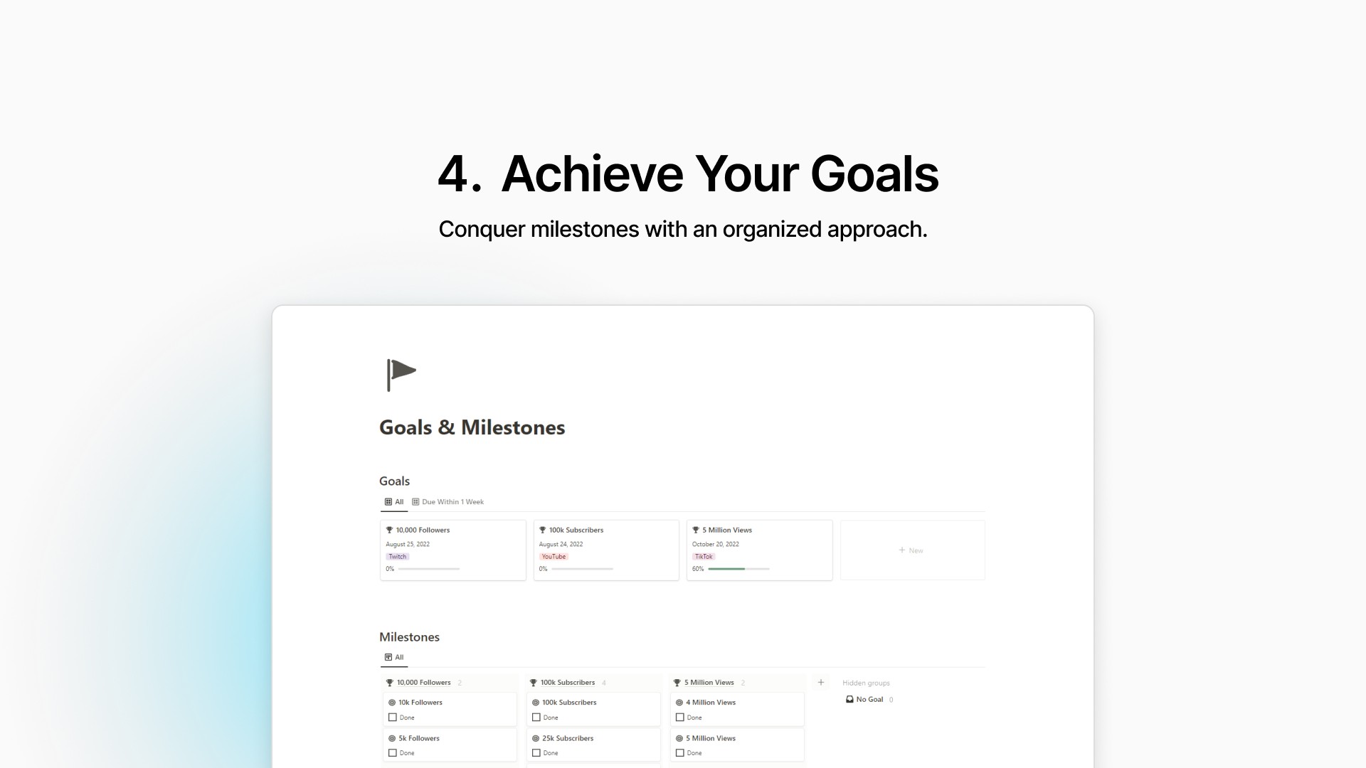 Notion Content Creator — Premium creator Notion template