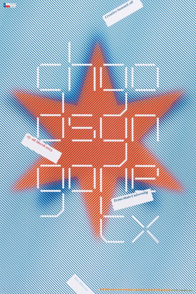 Poster for Texas State University - Hoffmitz Milken Center for Typography
